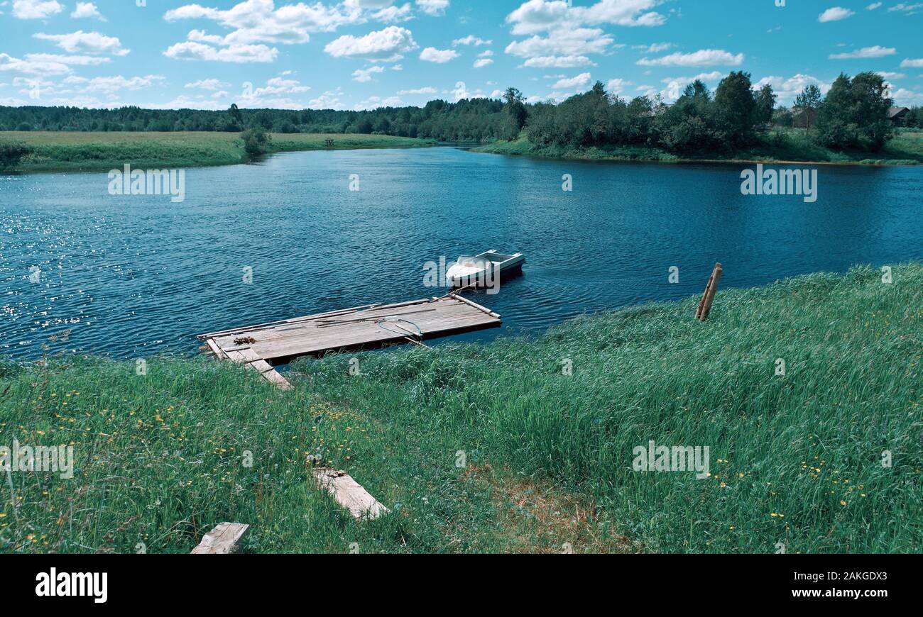 Ken River Valley.Arkhangelsk region, Russia Stock Photo - Alamy