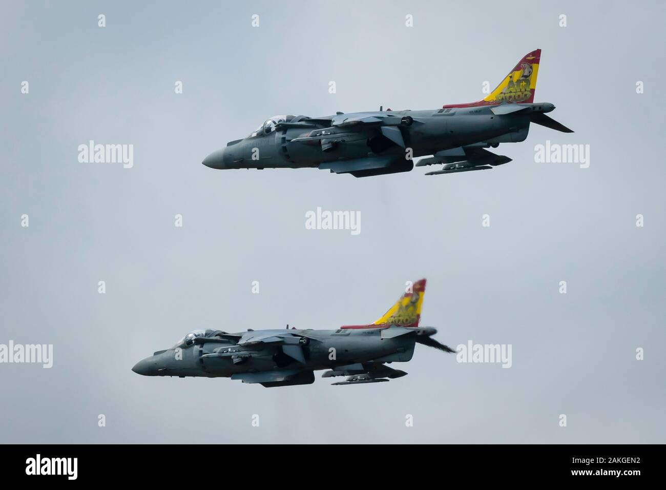 Harrier jump jet take off hi-res stock photography and images - Alamy