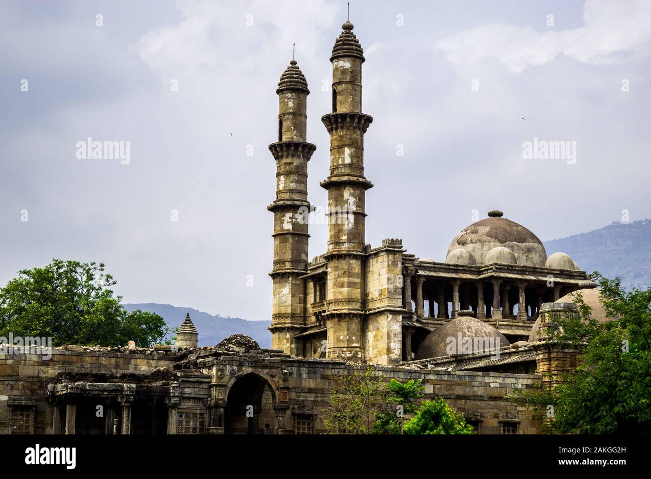 Heritage Jami Masjid also known as Jama mosque in Champaner, Gujarat ...