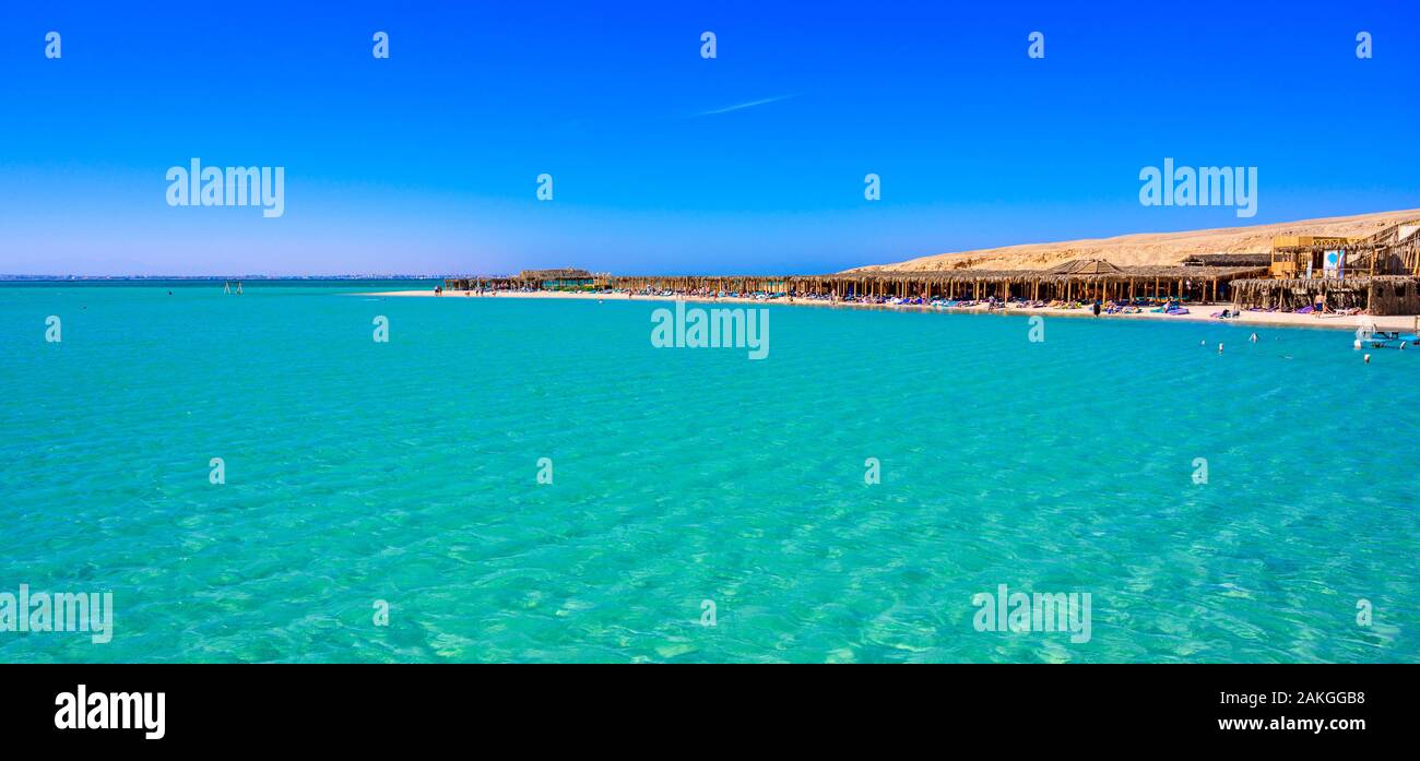 Orange Bay Beach with crystal clear azure water and white beach ...