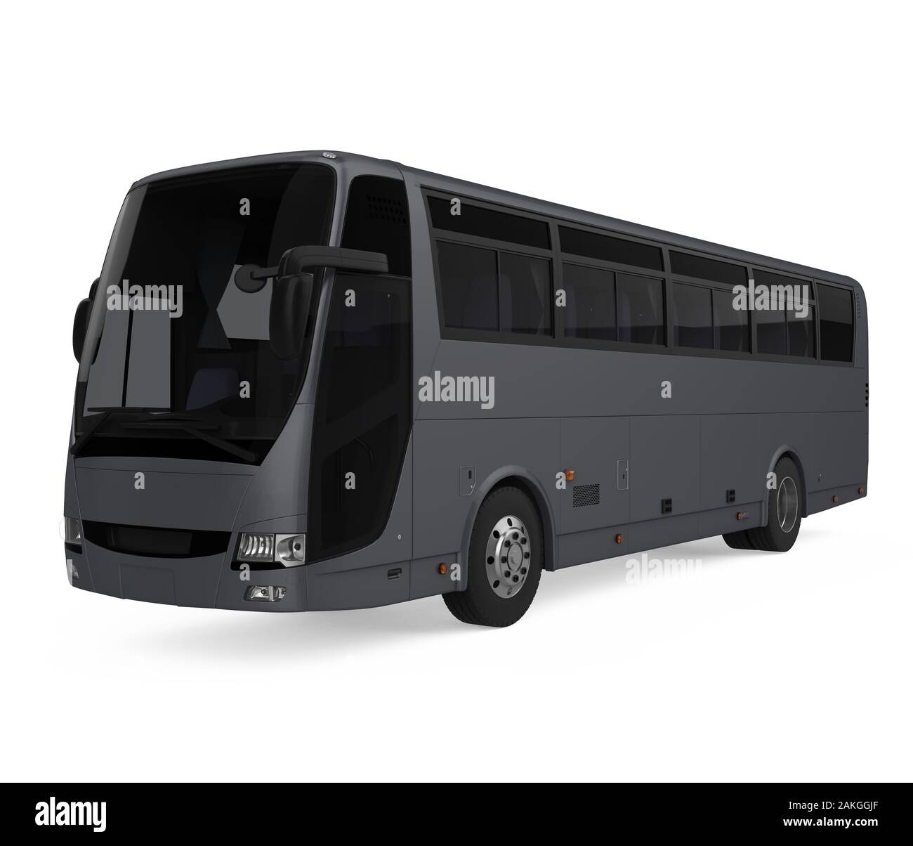 Coach Bus Isolated Stock Photo - Alamy