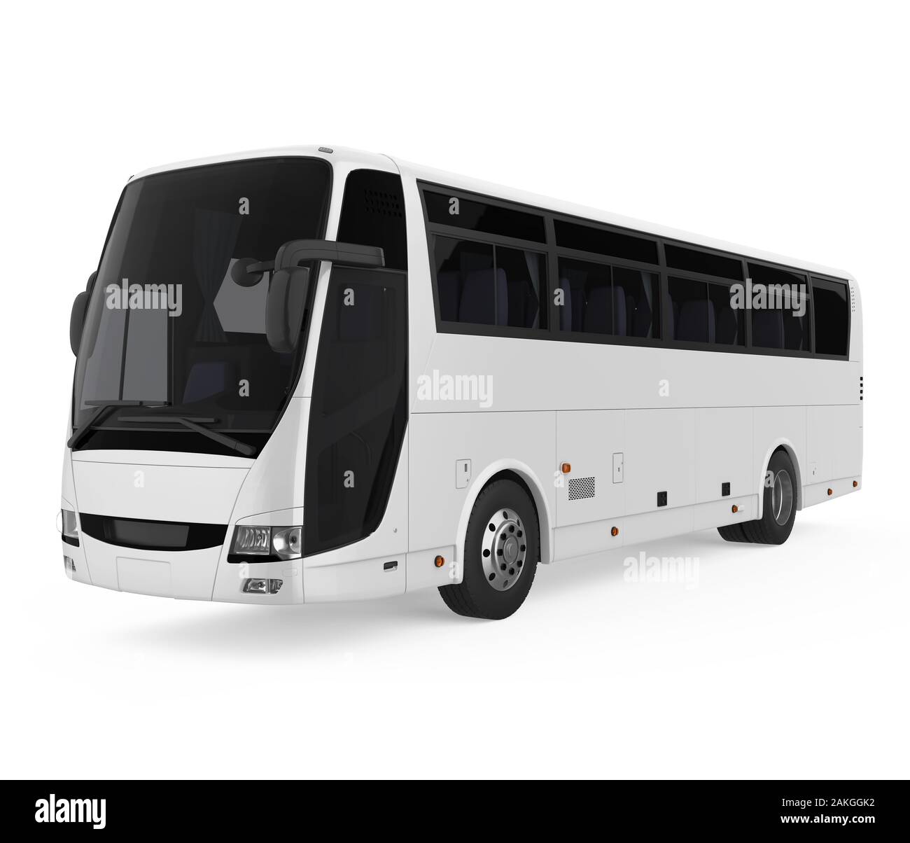 Coach Bus Isolated Stock Photo - Alamy