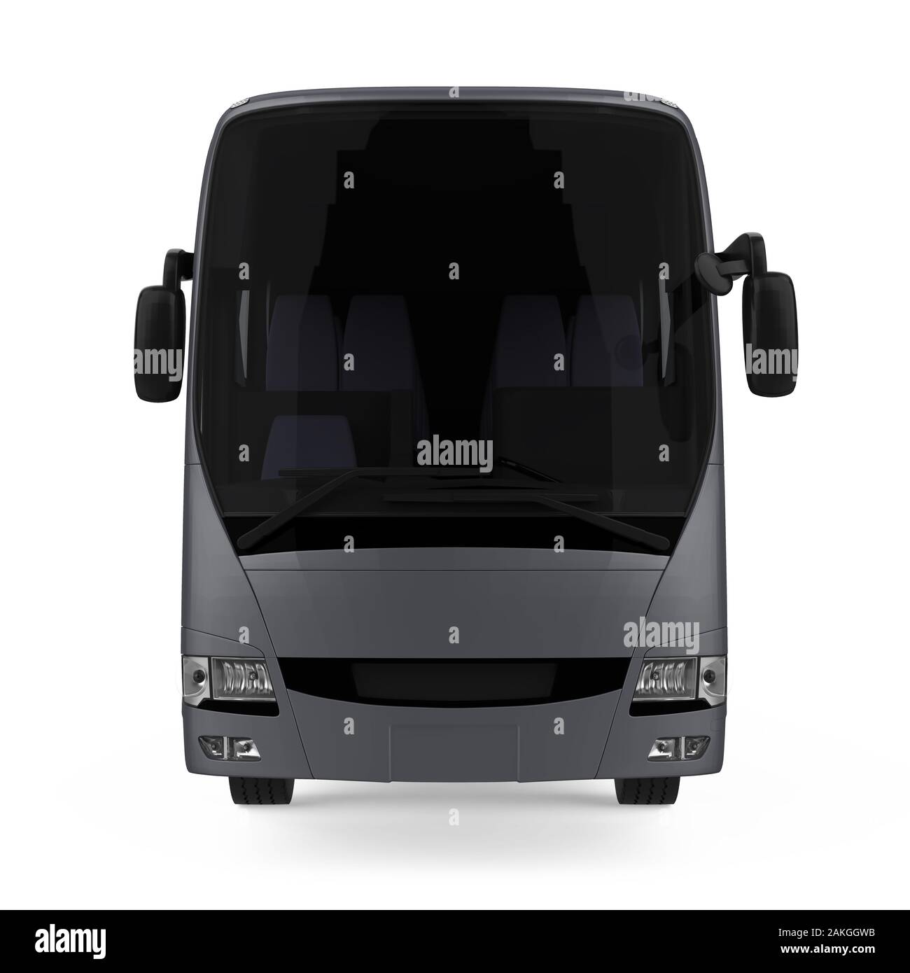 Coach Bus Isolated Stock Photo - Alamy