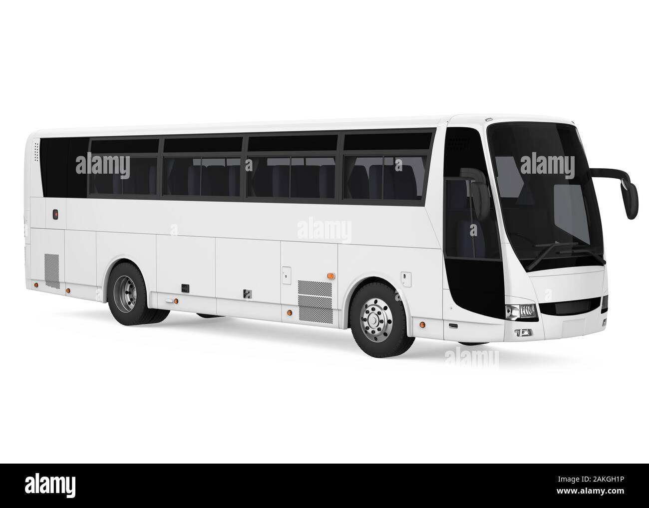 Coach Bus Isolated Stock Photo - Alamy