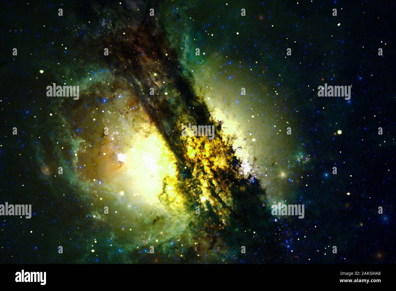 Infinite space with nebulae and stars. Elements of this image furnished ...