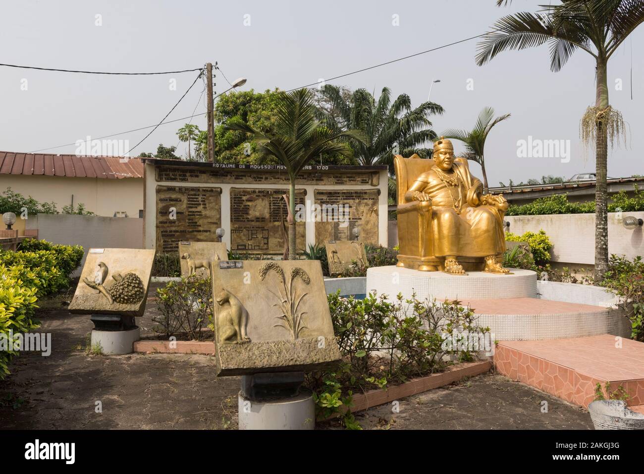Ivory Coast, Grand Bassam, representative of the royal dynasties of ...