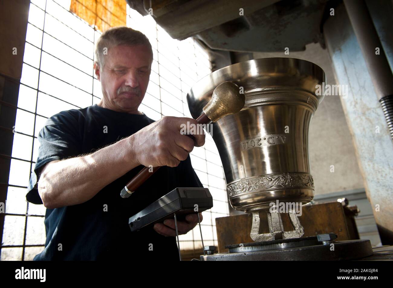 France, Haute Savoie, Annecy, Sevrier, the foundry Paccard, the company ...