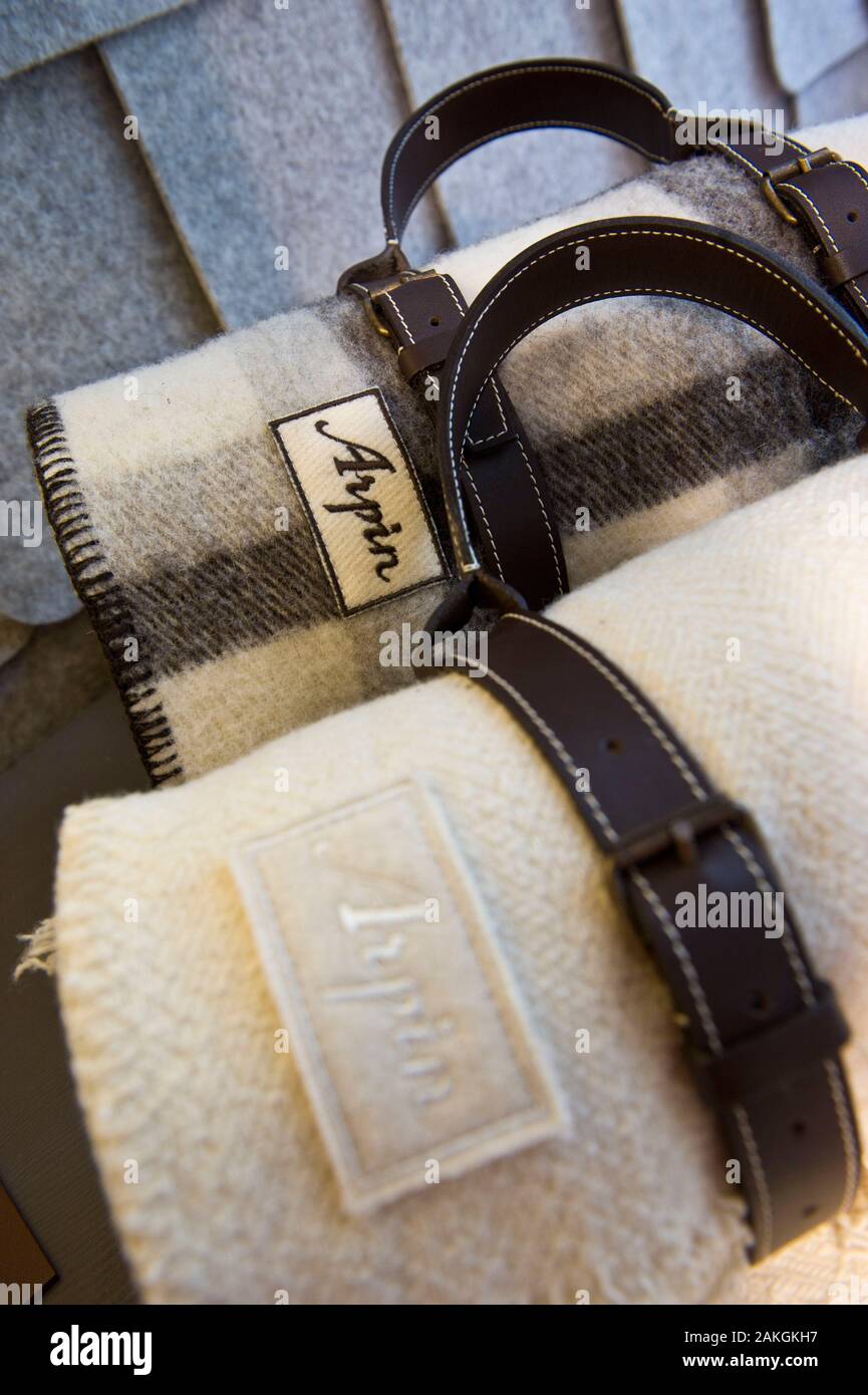 France, Savoie, Seez, spinning Arpin, manufacturer of the traditional ...