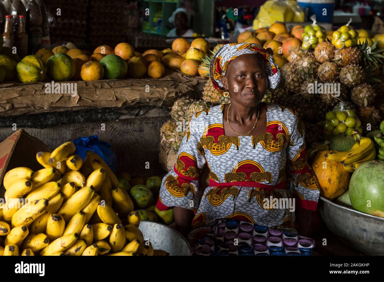 Treichville market hi-res stock photography and images - Alamy