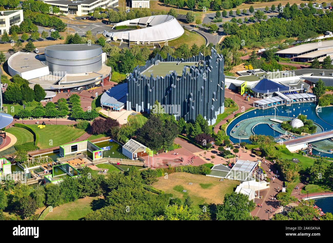 France, Vienne, Poitiers, Futuroscope theme park by architect Denis ...