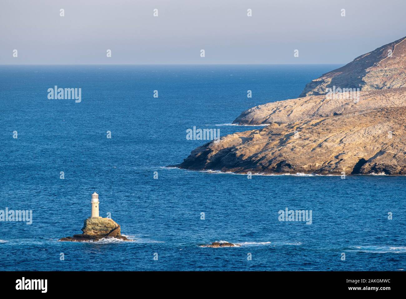 Greece, Cyclades archipelago, Andros island, Hora (or Andros ...