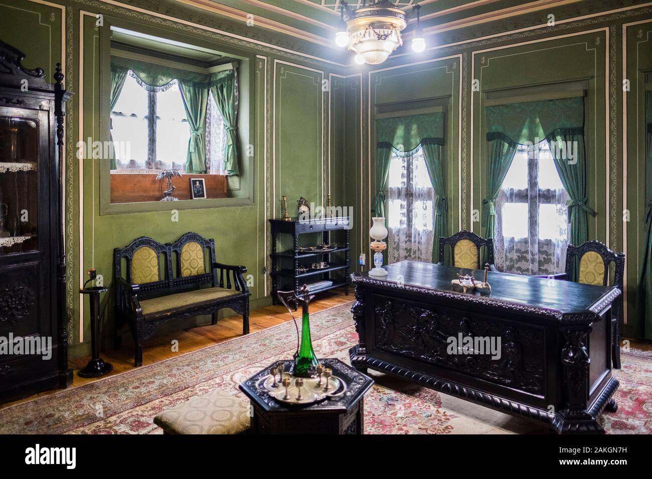 Bulgaria, Plovdiv, interior of bourgeois houses of the 19th century ...