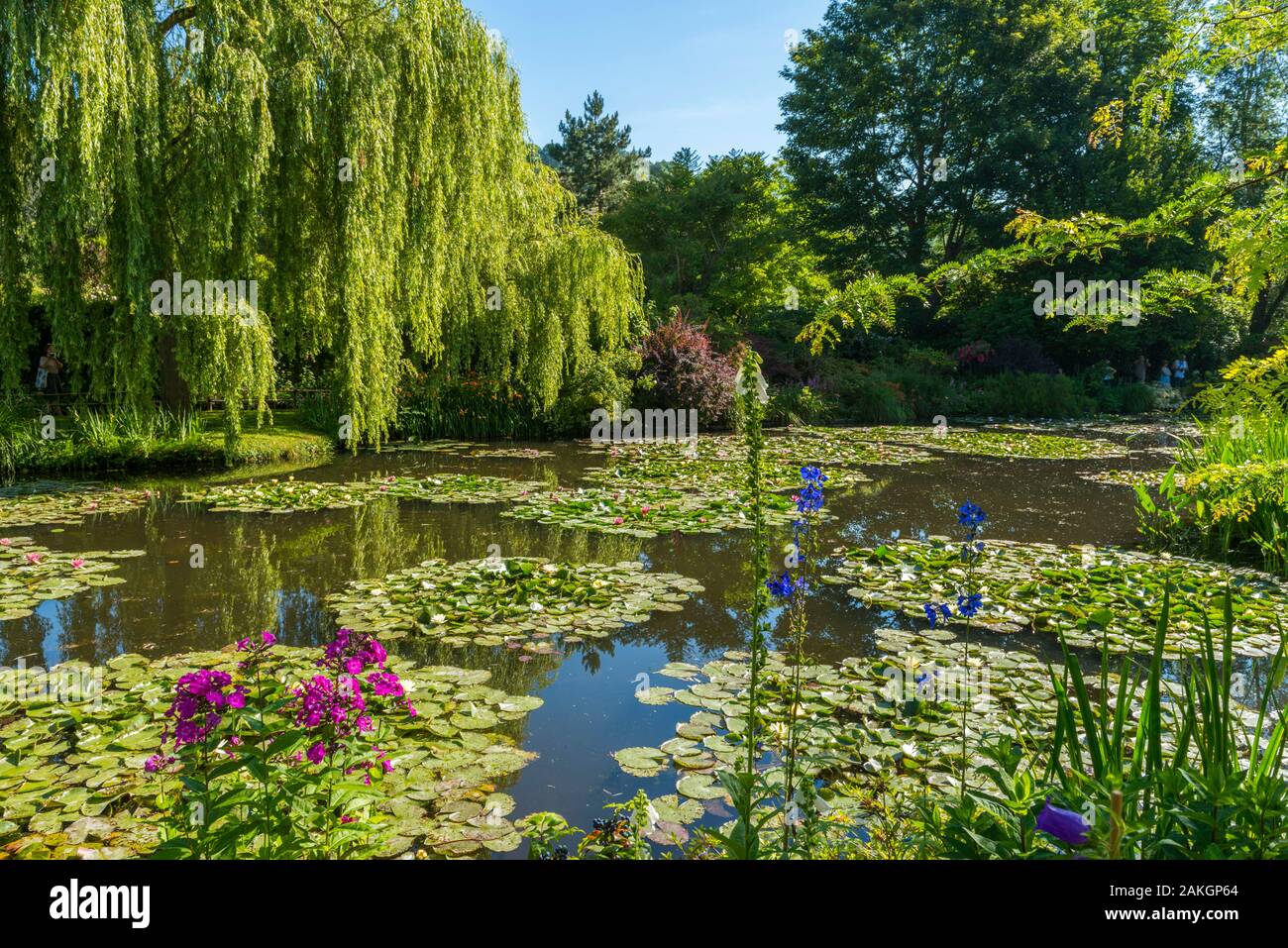France, Eure, Giverny, Claude Monet's gardens in Giverny in Normandy ...