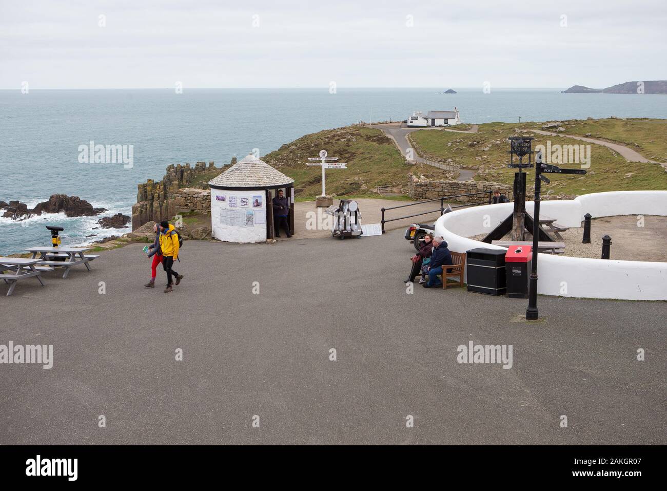 Theme park lands end cornwall hi-res stock photography and images - Alamy