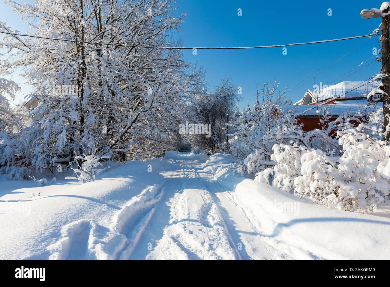 Snowfall moscow hi-res stock photography and images - Alamy