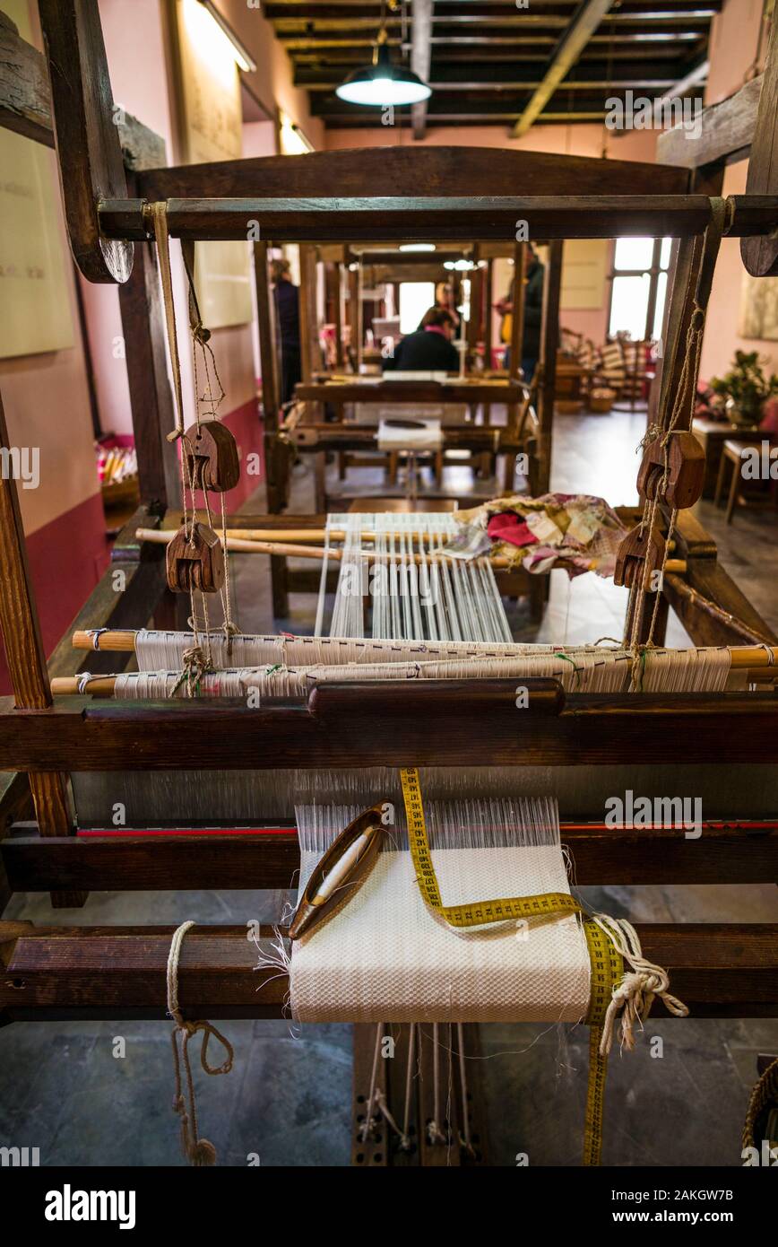 Traditional silk manufacture hi-res stock photography and images - Alamy