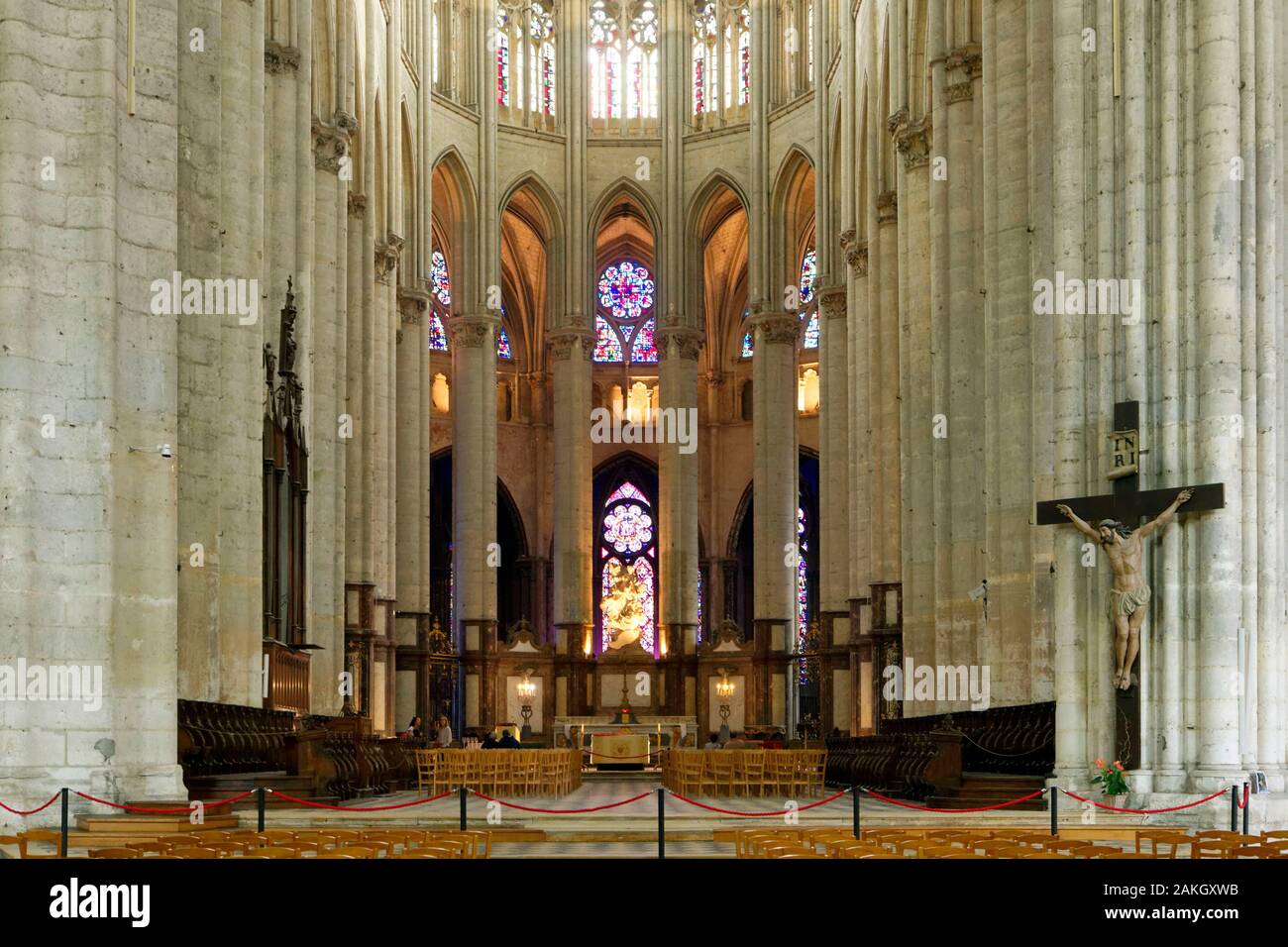 France, Oise, Beauvais, Saint-Pierre de Beauvais cathedral built ...