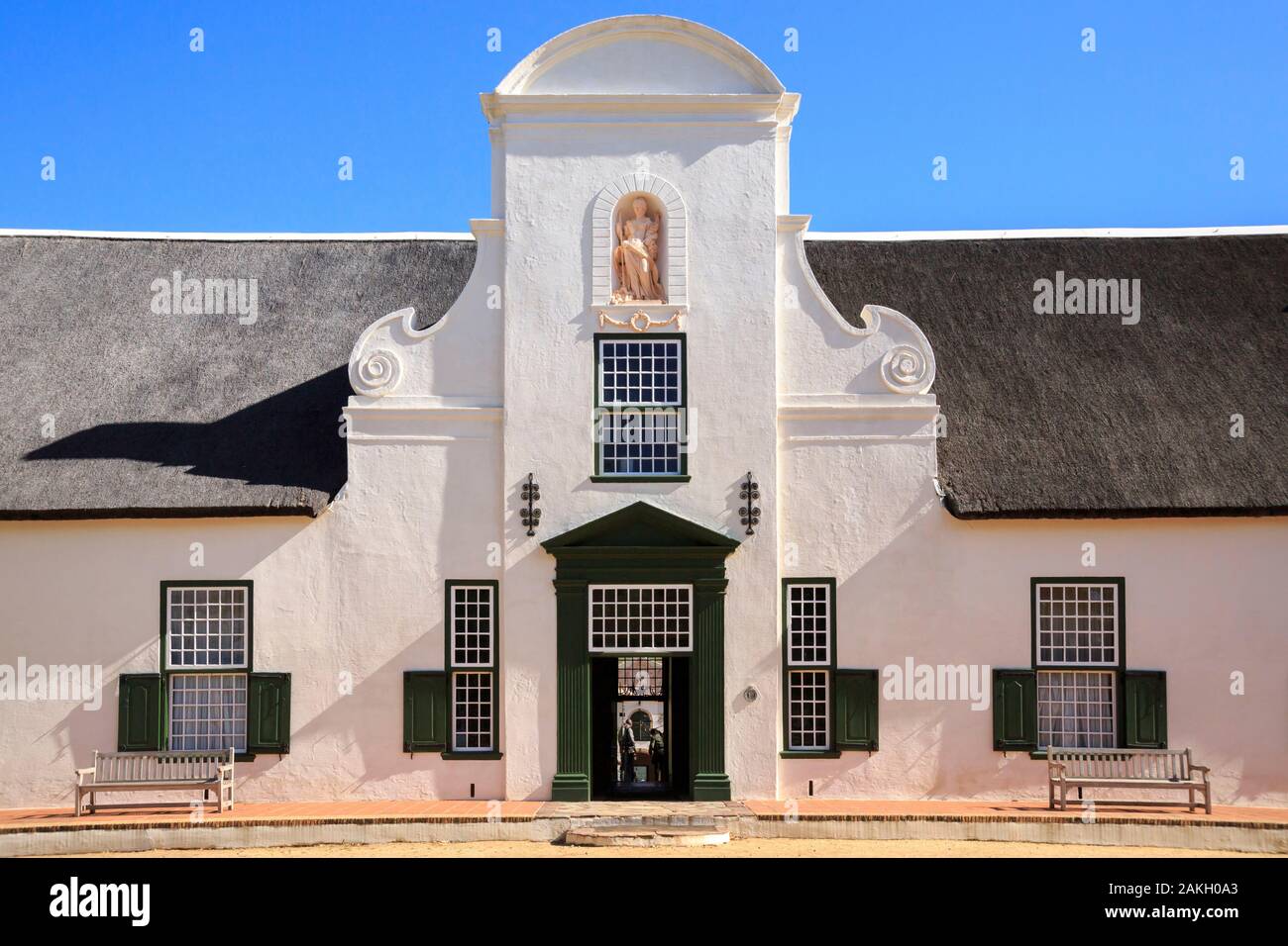 South Africa, Western Cape, Cape Dutch style architecture of Groot ...