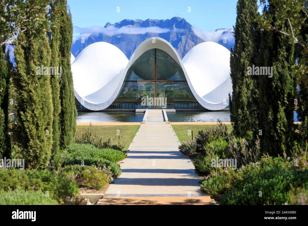 South Africa, Western Cape, Bosjes Chapel, Worcester Region Stock Photo ...