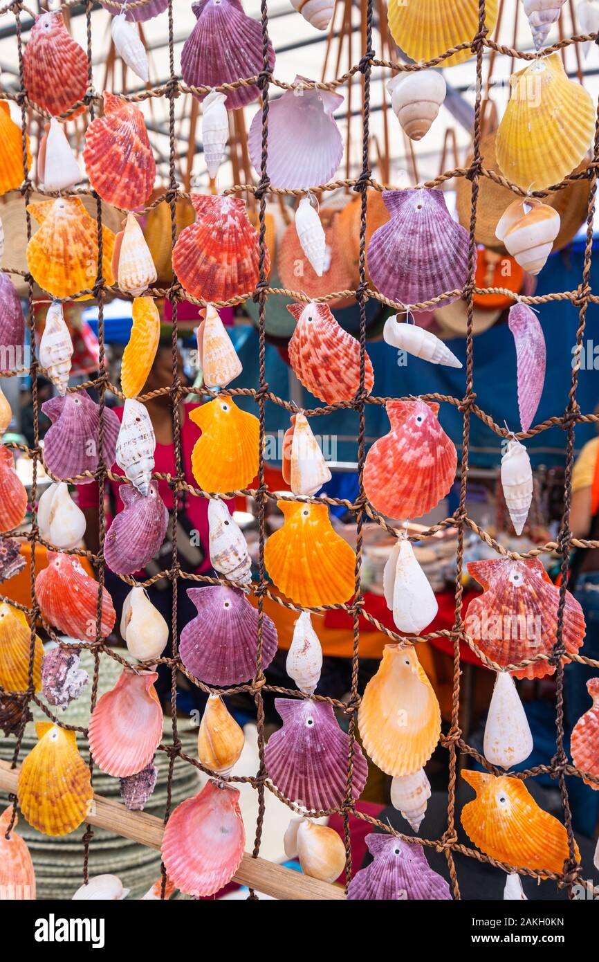 Mauritius, Rodrigues island, Port-Mathurin, saturday market, local ...