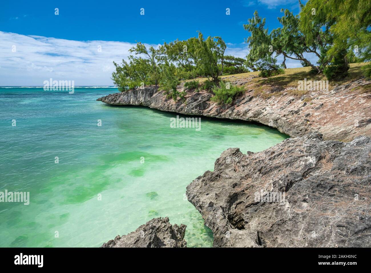 Mauritius, Rodrigues island, Pointe Coton beach Stock Photo - Alamy
