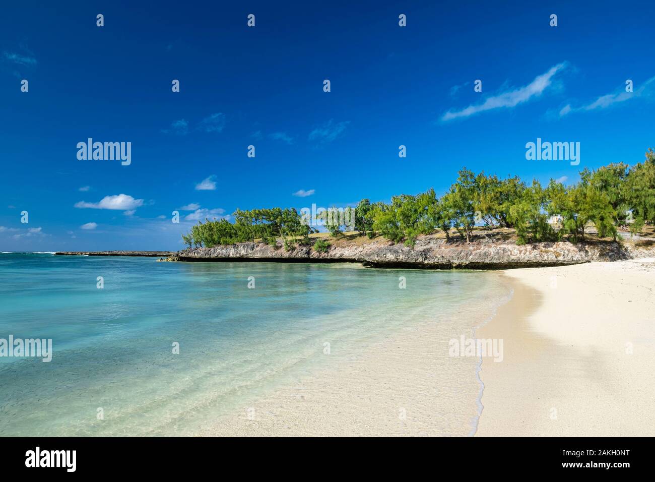 Mauritius, Rodrigues island, Pointe Coton beach Stock Photo - Alamy