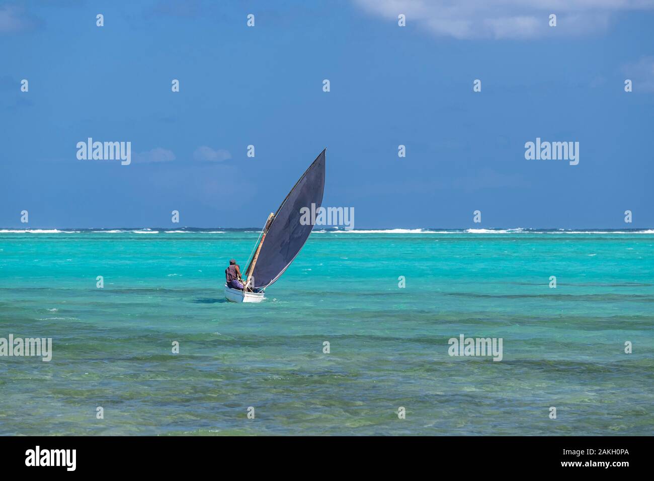 Mauritius island rodrigues island fisherman hi-res stock photography ...