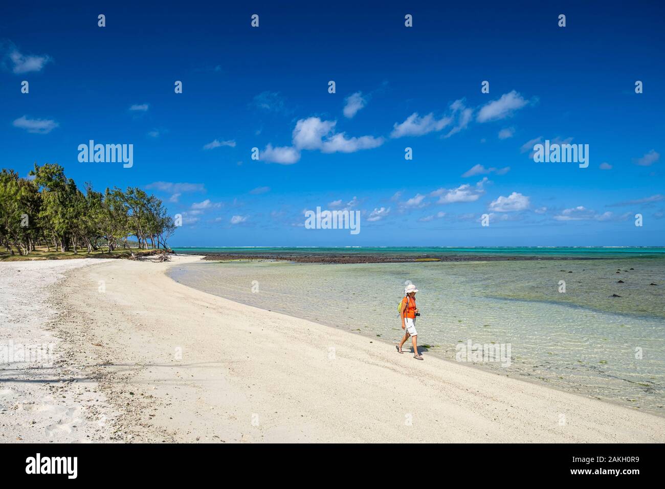 Mauritius, Rodrigues island, hike from Pointe Coton to Mourouk Stock ...