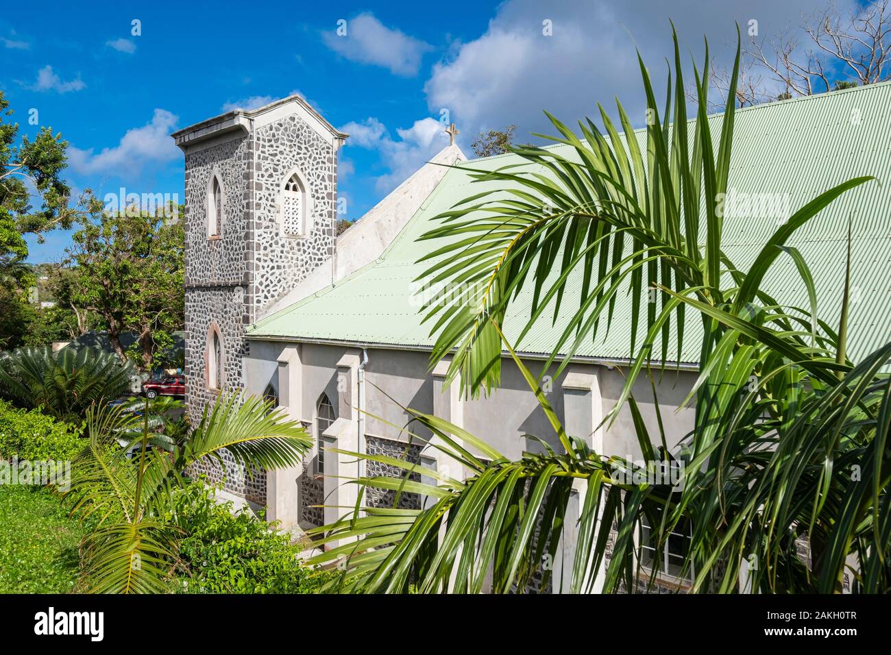Mauritius, Rodrigues island, Saint-Gabriel cathedral Stock Photo - Alamy