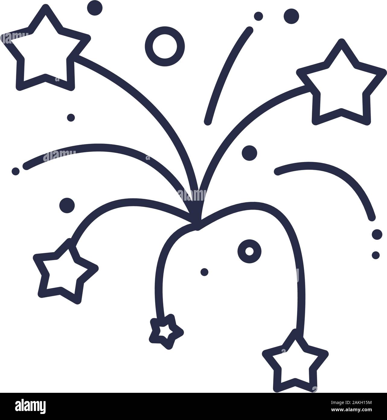 Stars firework design, Celebration festival event holiday party ...