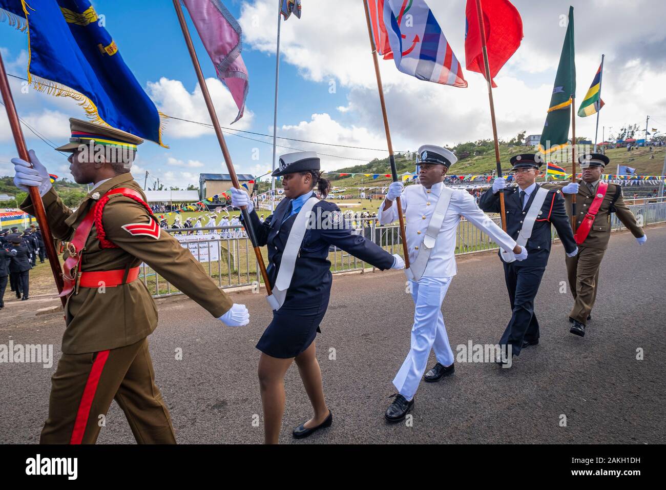 Mauritius, Rodrigues island, feast of autonomy, acquired in 2002 ...