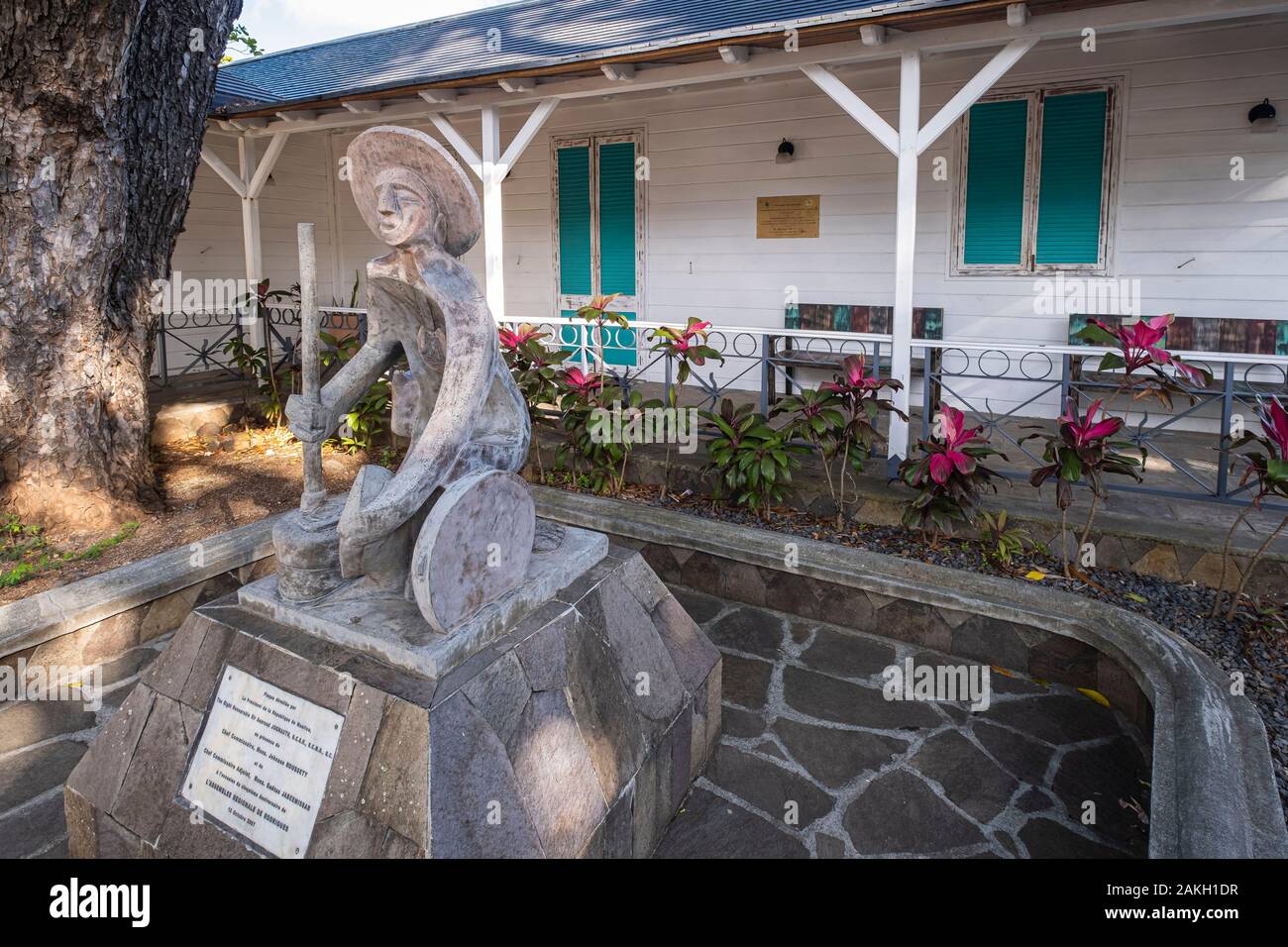 Mauritius, Rodrigues island, Port-Mathurin, the tourist office in a ...