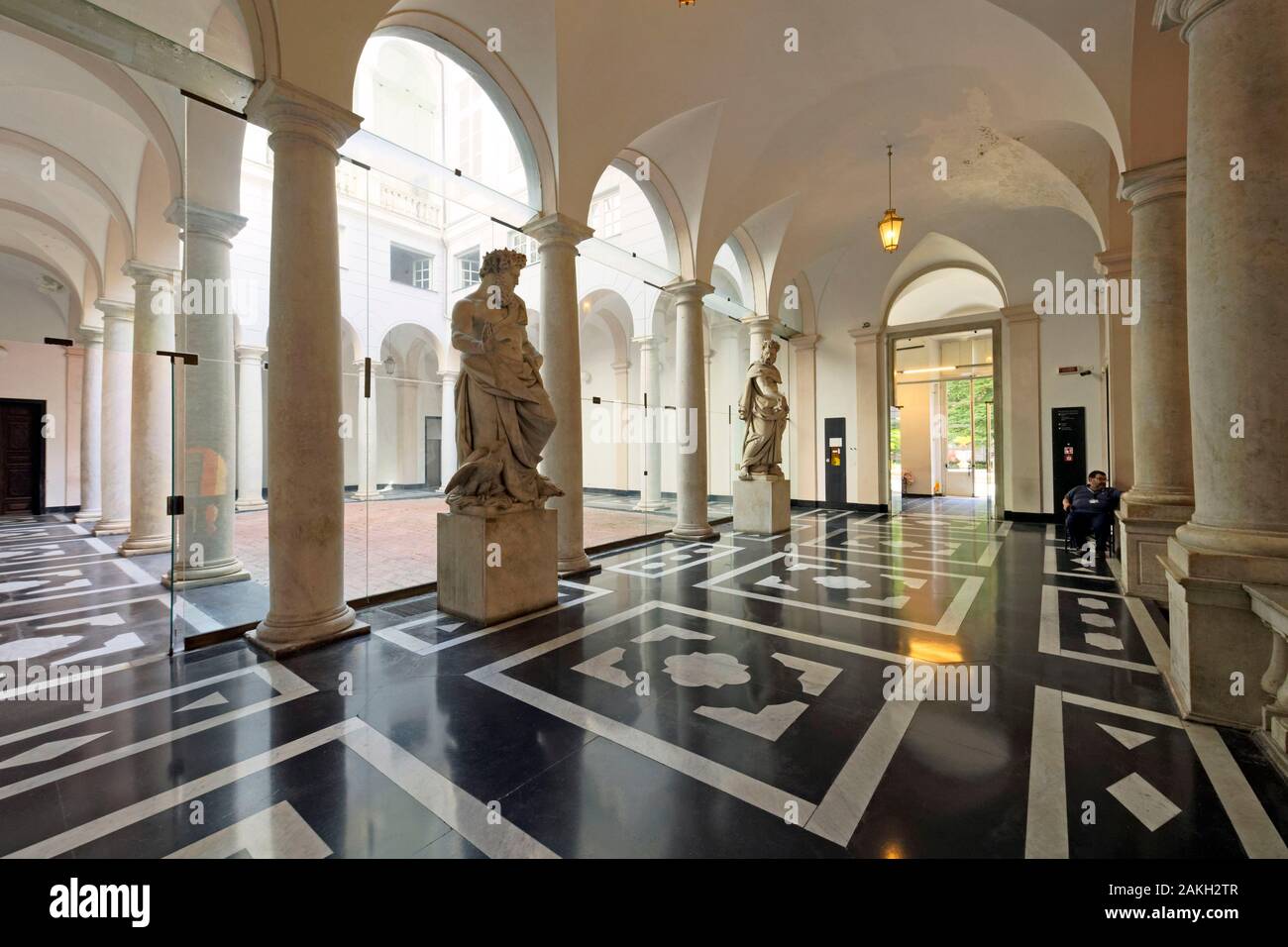 Italy, Liguria, Genoa, Via Garibaldi, Palazzi delle Strade Nuove ...