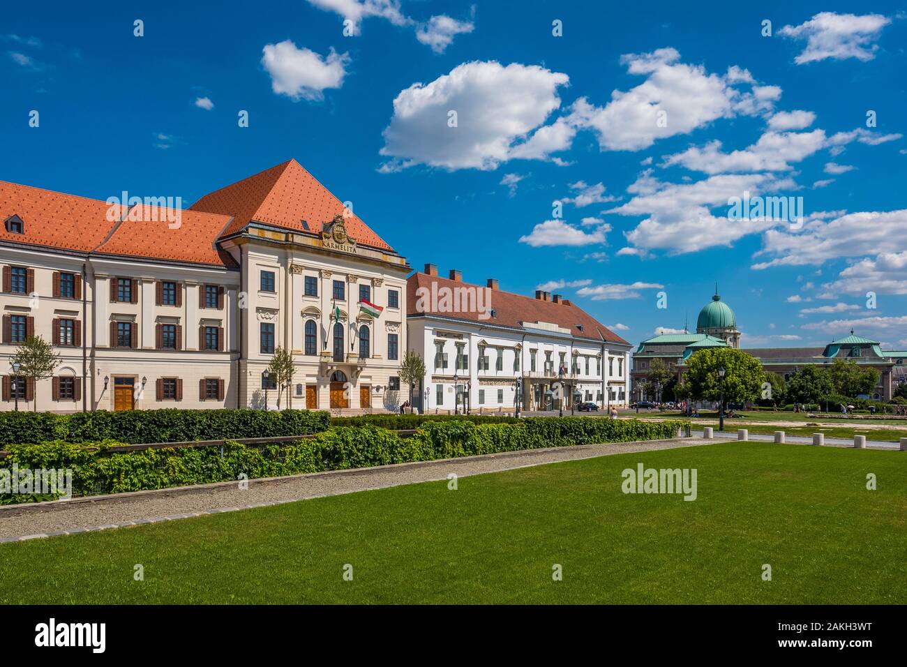 Hungary, Budapest, The Budavár Palace or Buda Castle Palace, UNESCO ...
