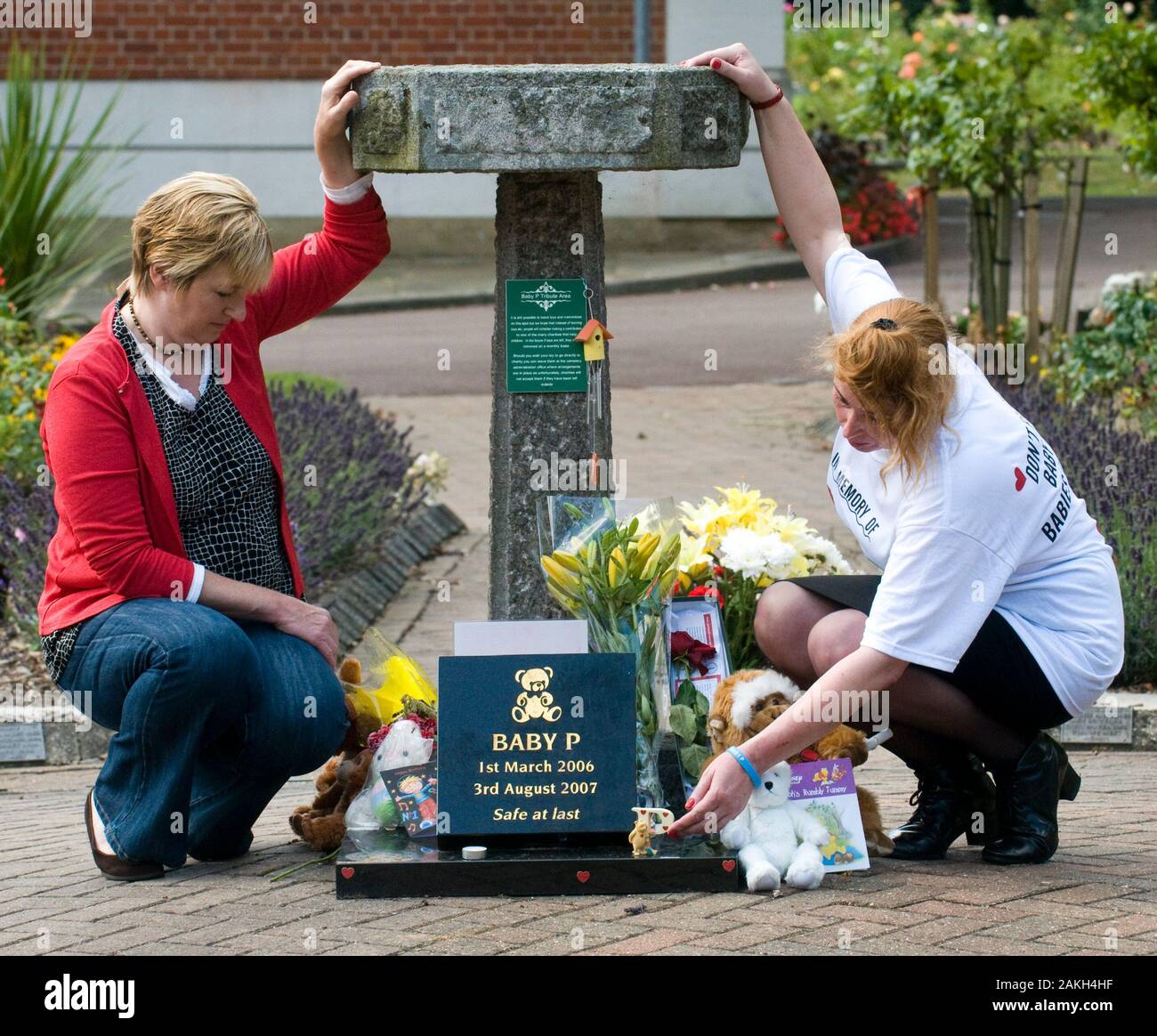 People remember Baby P on the anniversary of his death at the Cemetery ...