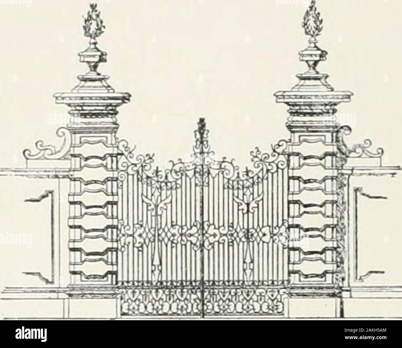 Italian villas and their gardens; . l open loggia or atrium, andthe ...