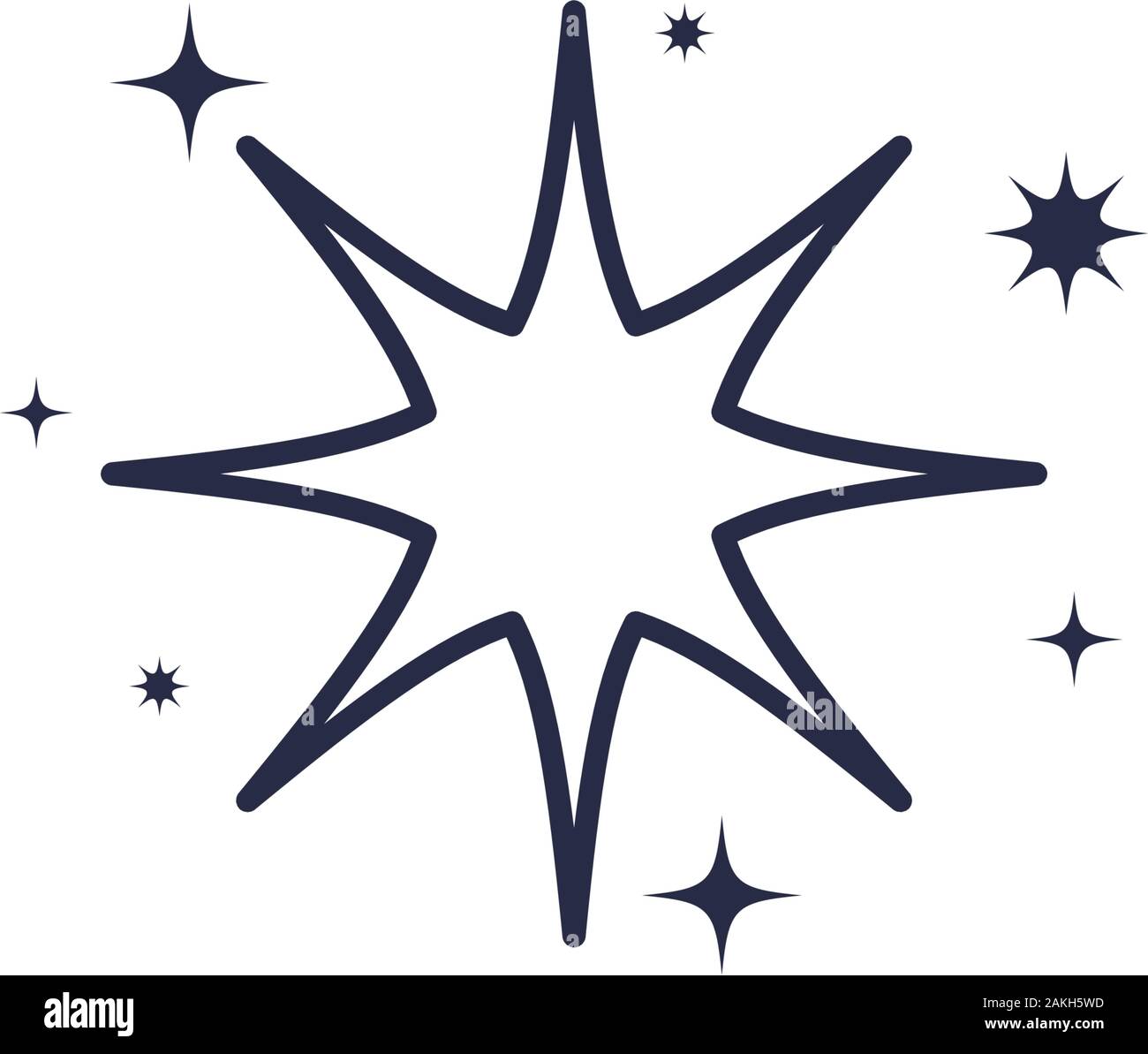 Star shape design, Night bedtime sky space nature science celestial ...