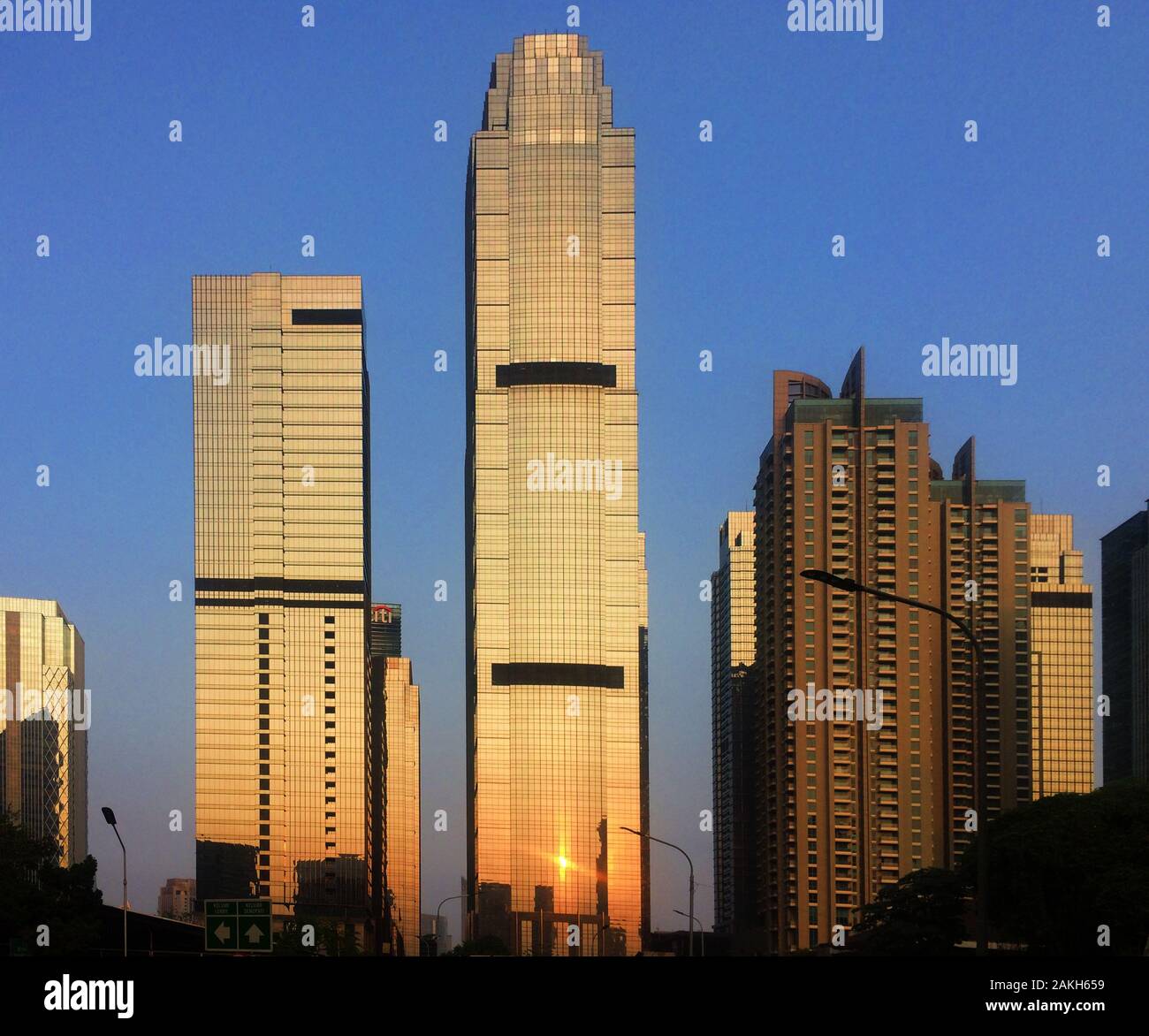Buildings in Jakarta for office space Stock Photo - Alamy