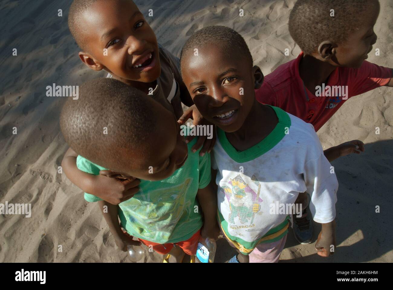 Group of young children playing, Mwandi, Zambia, Africa Stock Photo - Alamy