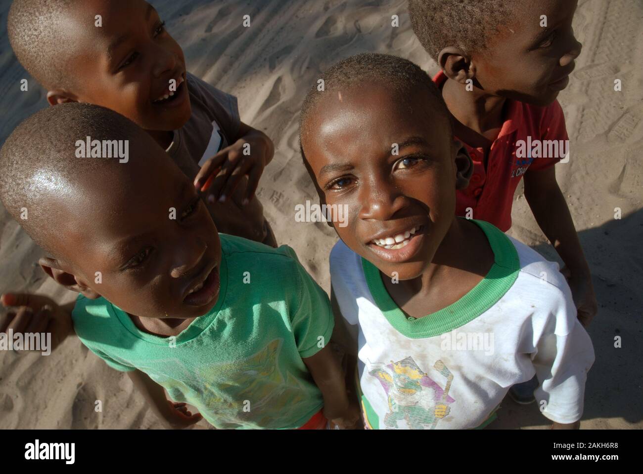 Group of young children playing, Mwandi, Zambia, Africa Stock Photo - Alamy
