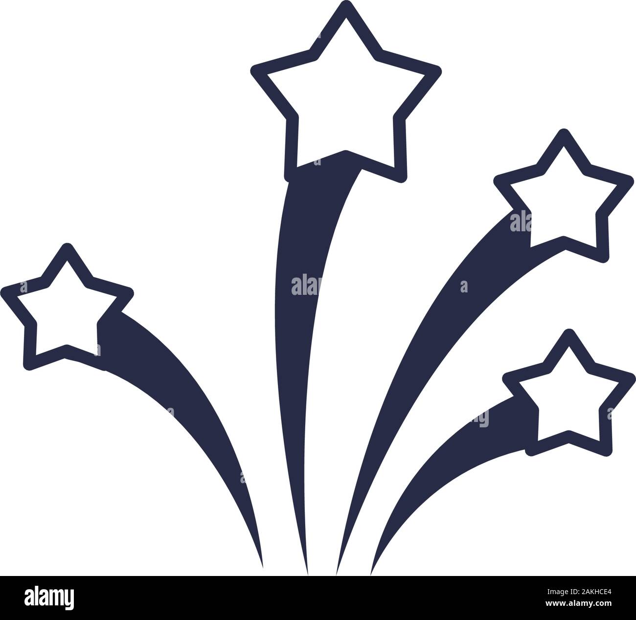 Stars firework design, Celebration festival event holiday party ...