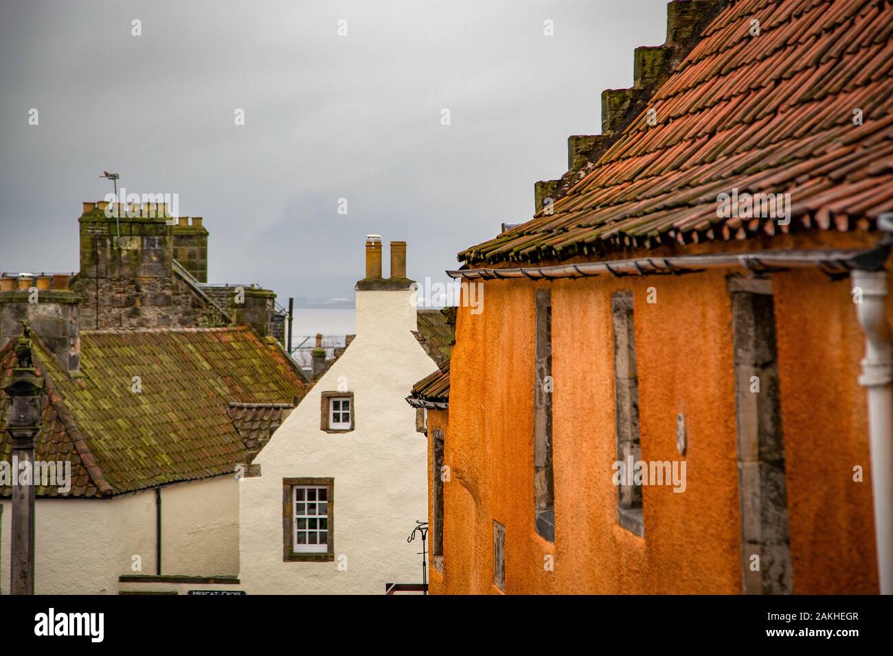 Architecture, street and cityscape - Culross, Scotland Stock Photo - Alamy
