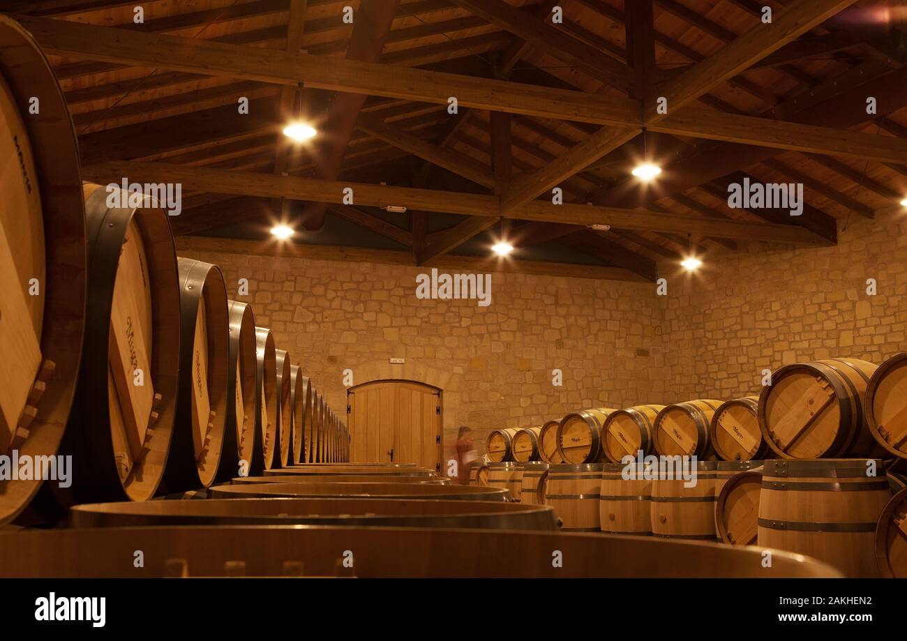Wine vats in a Rioja Alta Winery Stock Photo - Alamy
