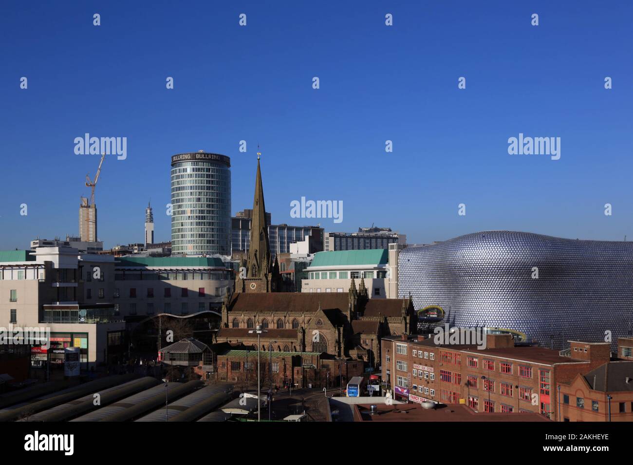 Birmingham city centre skyline hi-res stock photography and images - Alamy