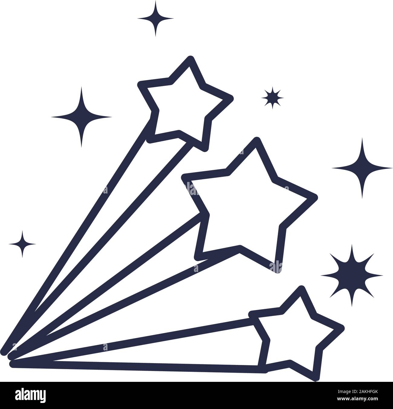 Stars firework design, Celebration festival event holiday party ...