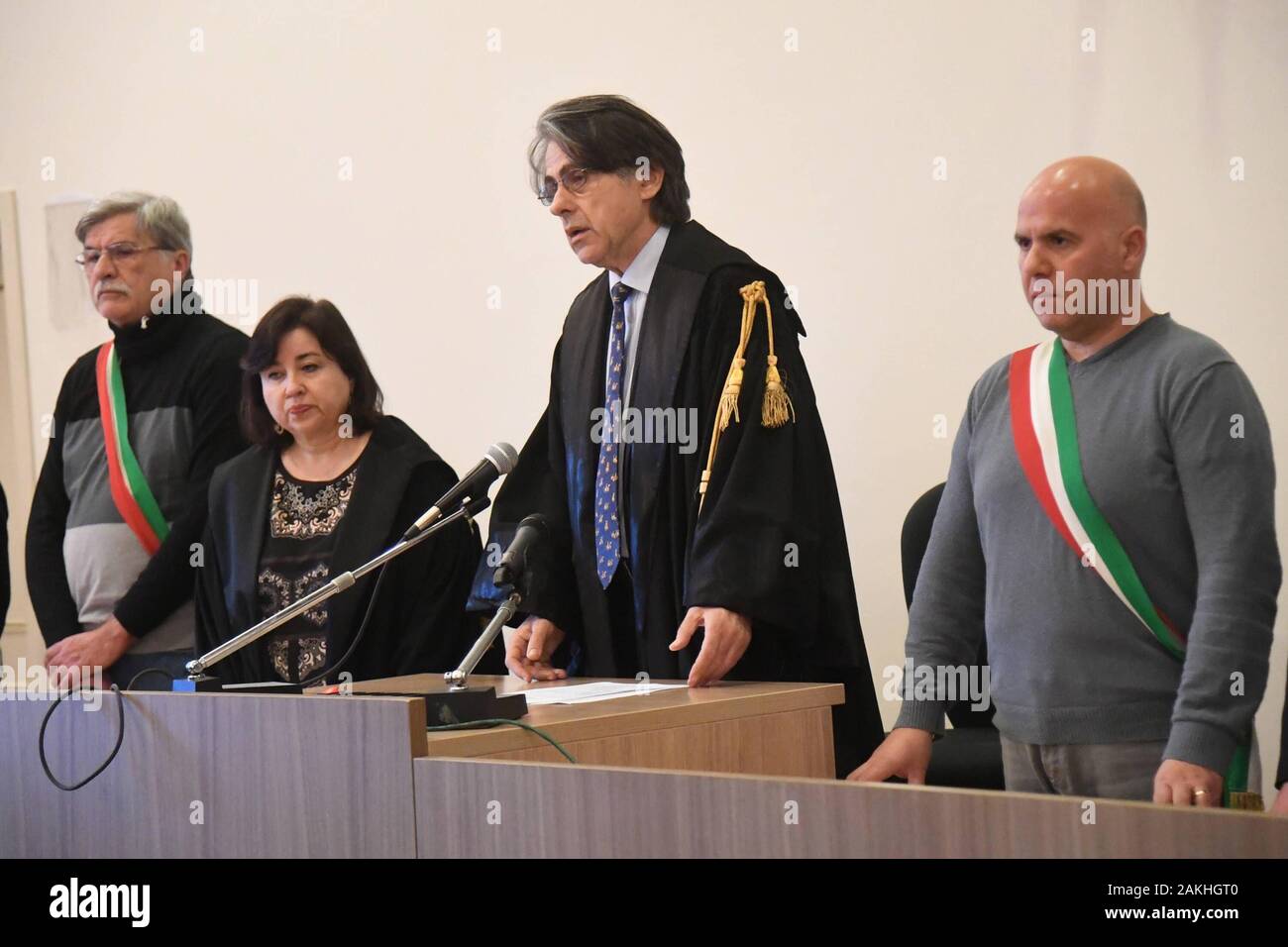 Reading of the sentence of conviction to Gilberto Cavallini ex Nar for ...