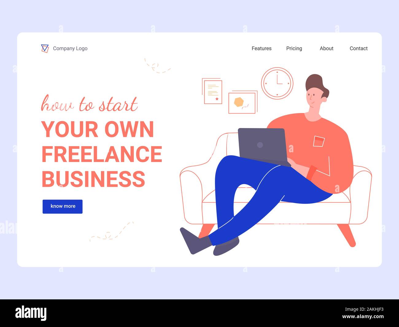 Freelancing project Stock Vector Images - Alamy