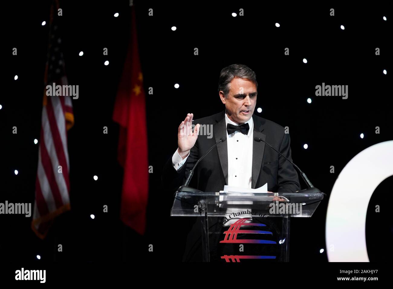 New York, USA. 8th Jan, 2020. Michael Roberts, president & CEO of HSBC ...