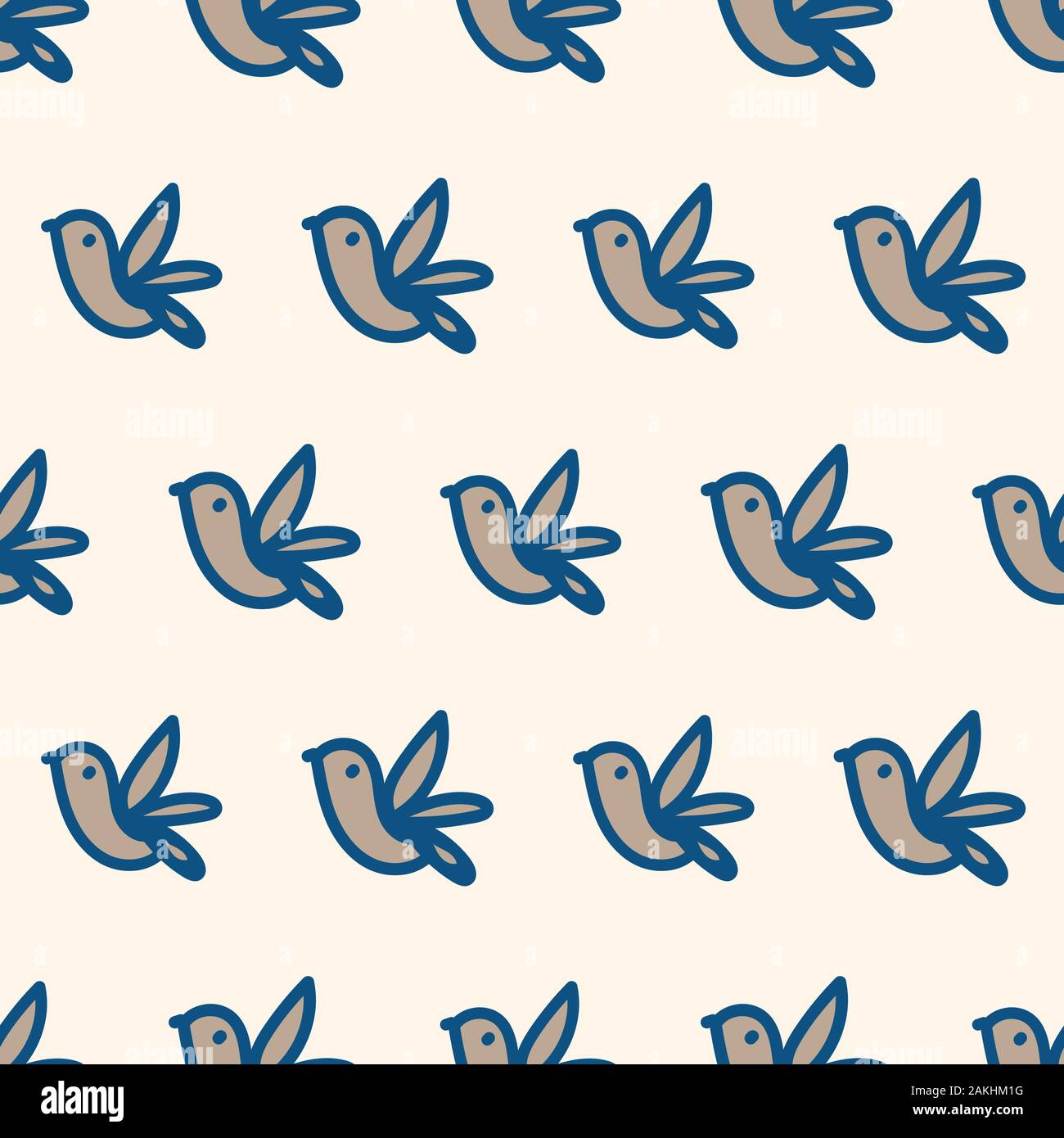 Flying birds pattern hi-res stock photography and images - Alamy