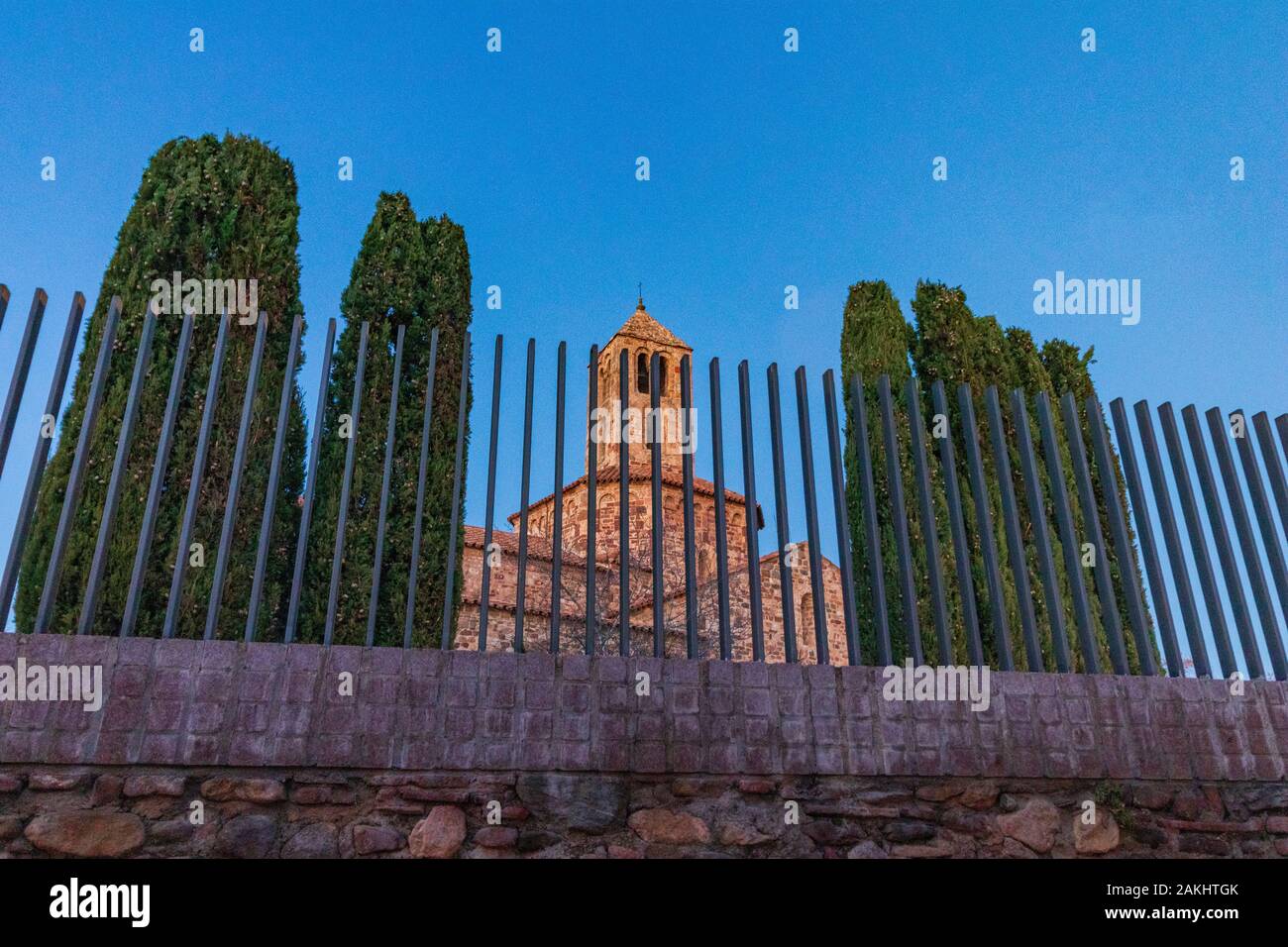 Medieval churches at sunset with their beautiful bridges Stock Photo ...